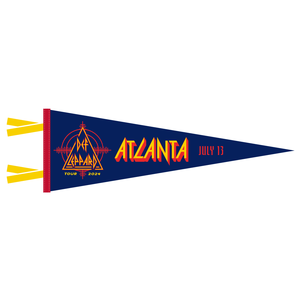 Def Leppard x Oxford Pennant 2024 Atlanta, GA - Def Leppard Official Store