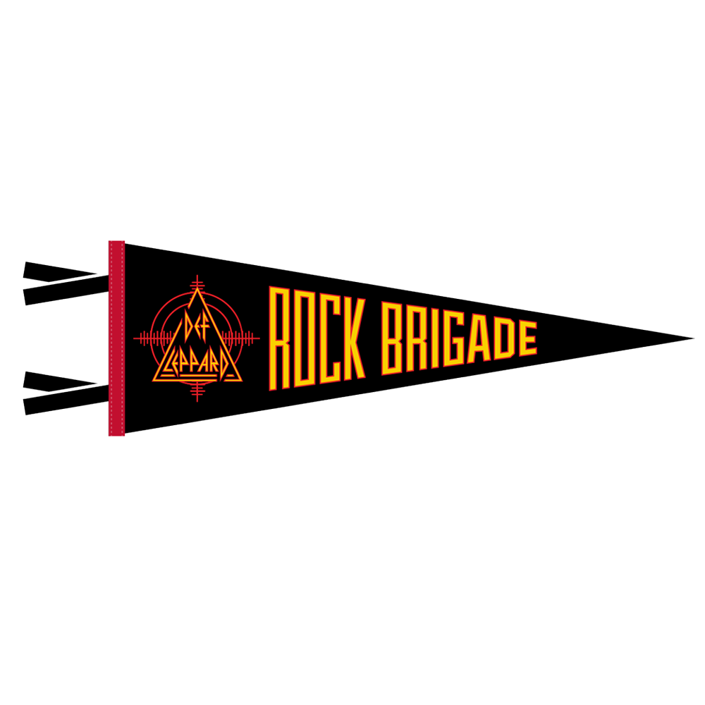 Rock Brigade Oxford Pennant - Def Leppard Official Store